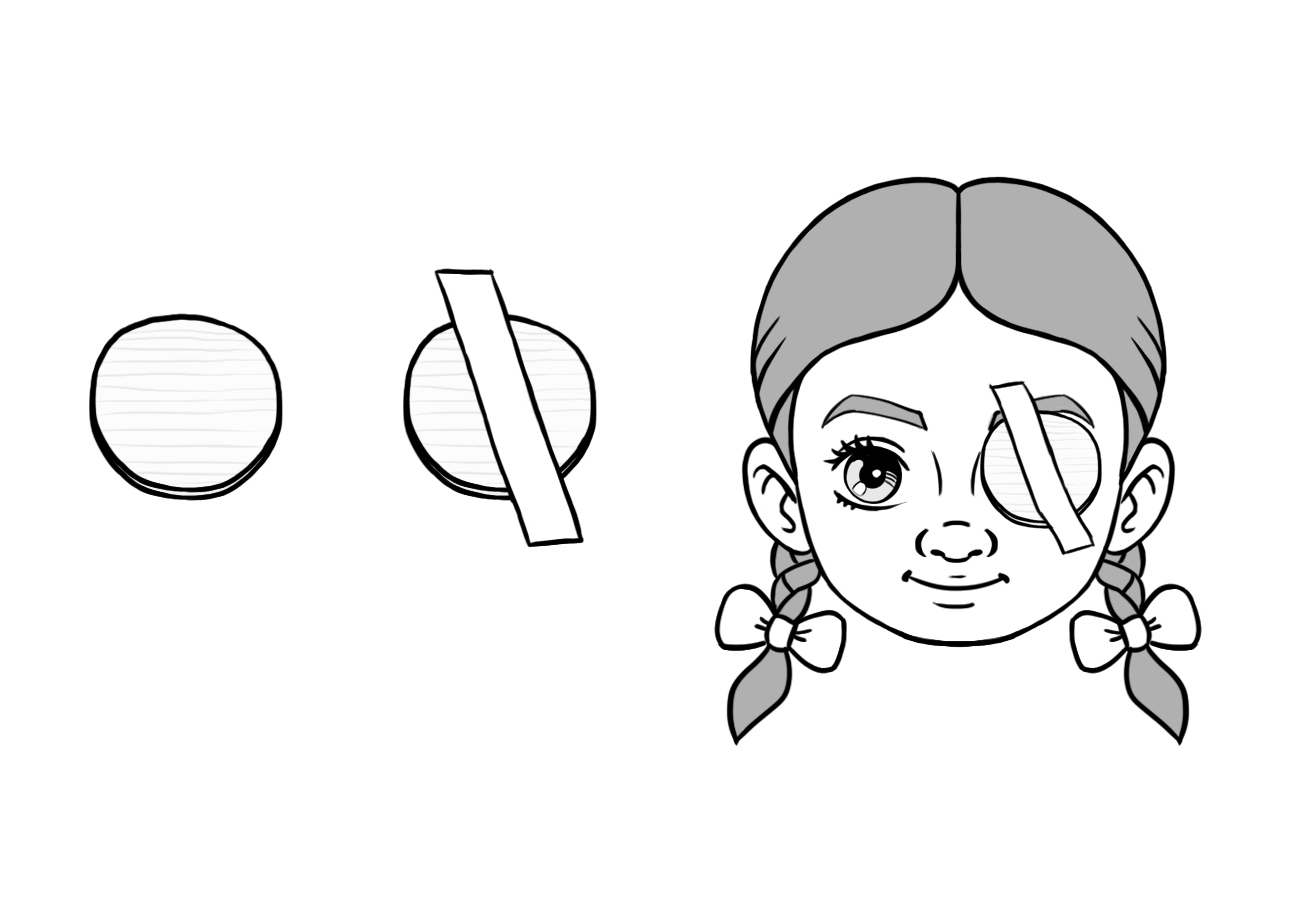 Making Your Own Adhesive Eye Patch - Adelaide Orthoptics