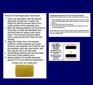 Peli Training Prisms - 1 set - Adelaide Orthoptics