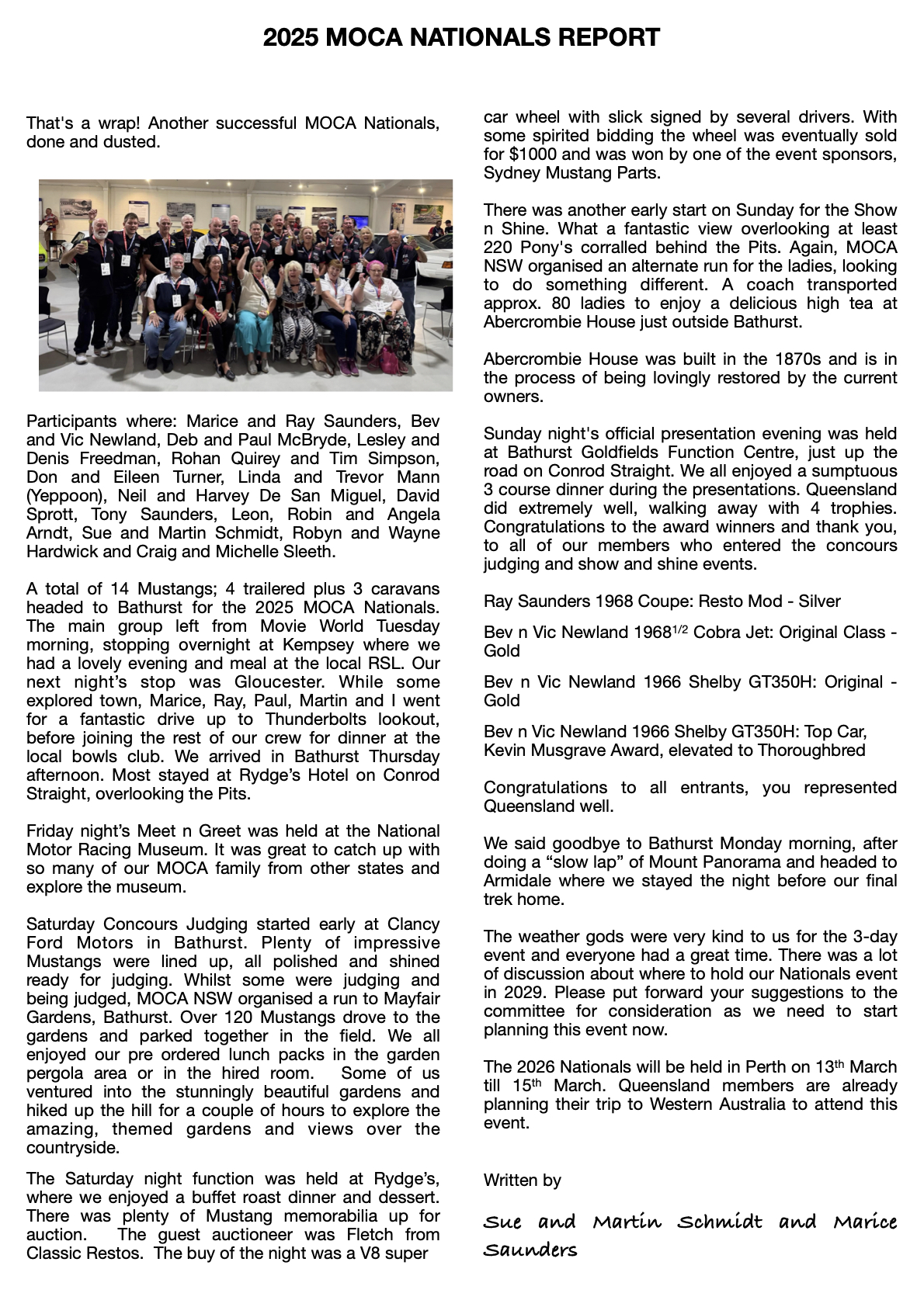 MOCA 2025 Nationals at Mount Panorama – Mustang Owners Club Australia ...